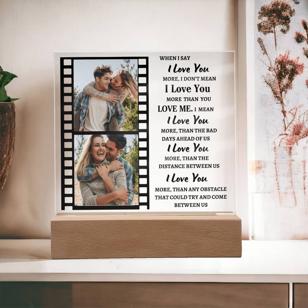 Personalized Love Photo Collage- Acrylic Plaque – HayvnDesigns